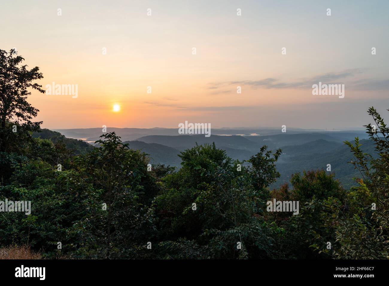 Magnificent view of sunset from Shri Siddhanath Temple in Borim, Ponda ...