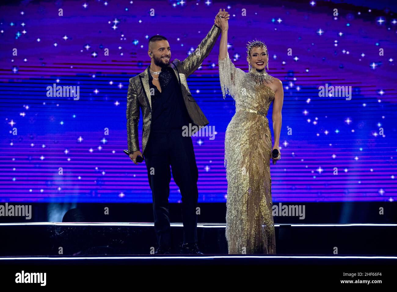 USA.Maluma and Jennifer Lopez in the (C)Universal Pictures new film ...