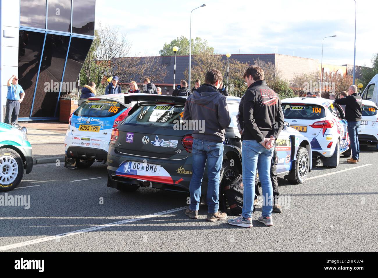 Wales Rally GB Llandudno North Wales Stock Photo - Alamy