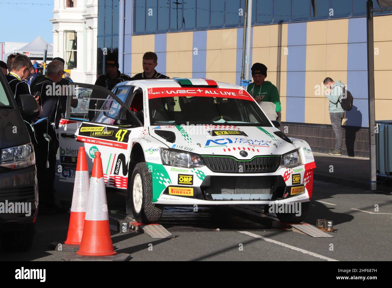 Wales Rally GB Llandudno North Wales Stock Photo - Alamy