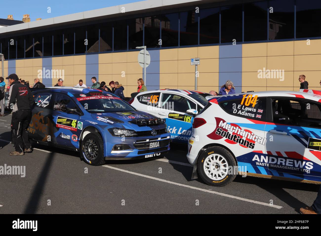 Wales Rally GB Llandudno North Wales Stock Photo - Alamy