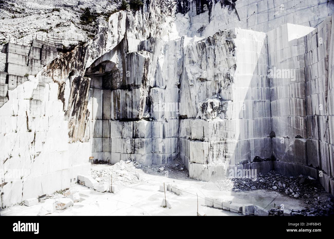 surface marble querry in Carrara, Italy Stock Photo - Alamy