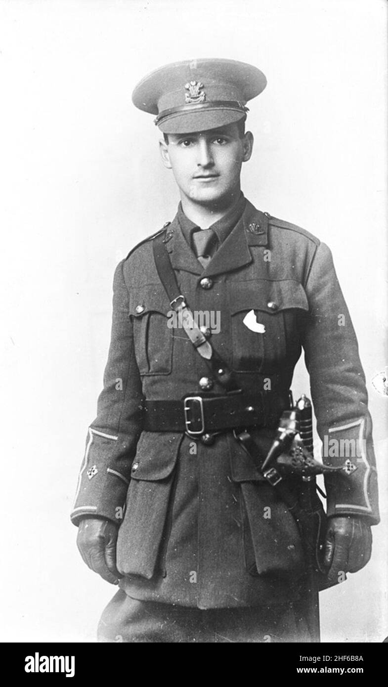 Second lieutenant in the welsh regiment (3761158 Stock Photo - Alamy