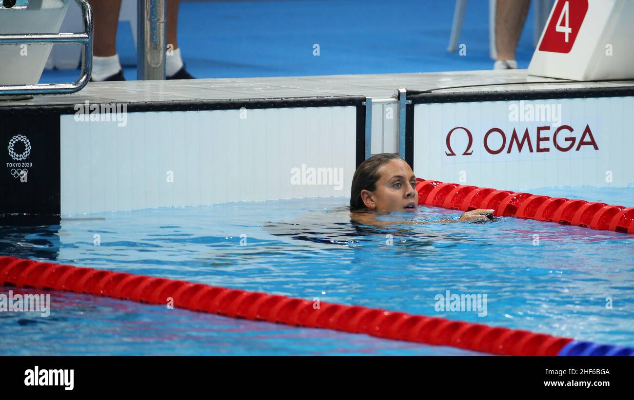 JULY 26th, 2021 - TOKYO, JAPAN: Martina Carraro of Italy finishes 3rd ...