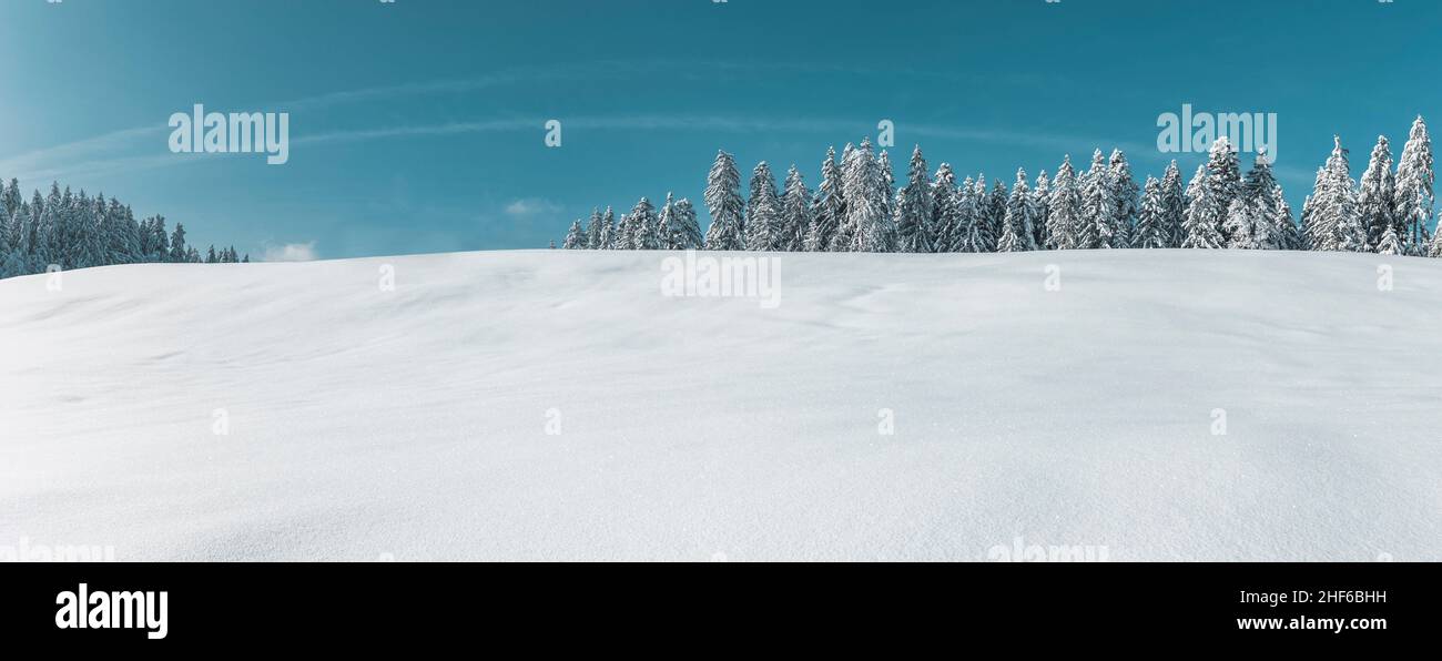 Deep blue winter sky hi-res stock photography and images - Alamy