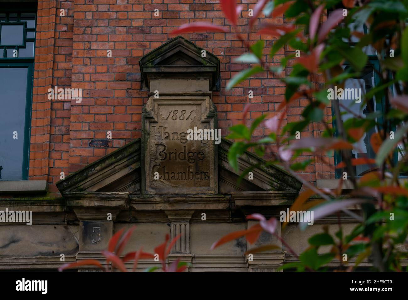 1881 Hanging Bridge Chambers in Manchester, UK. Visitor centre for the ...