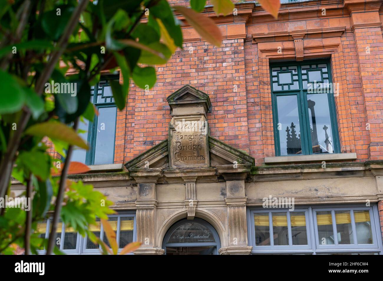 1881 Hanging Bridge Chambers in Manchester, UK. Visitor centre for the ...
