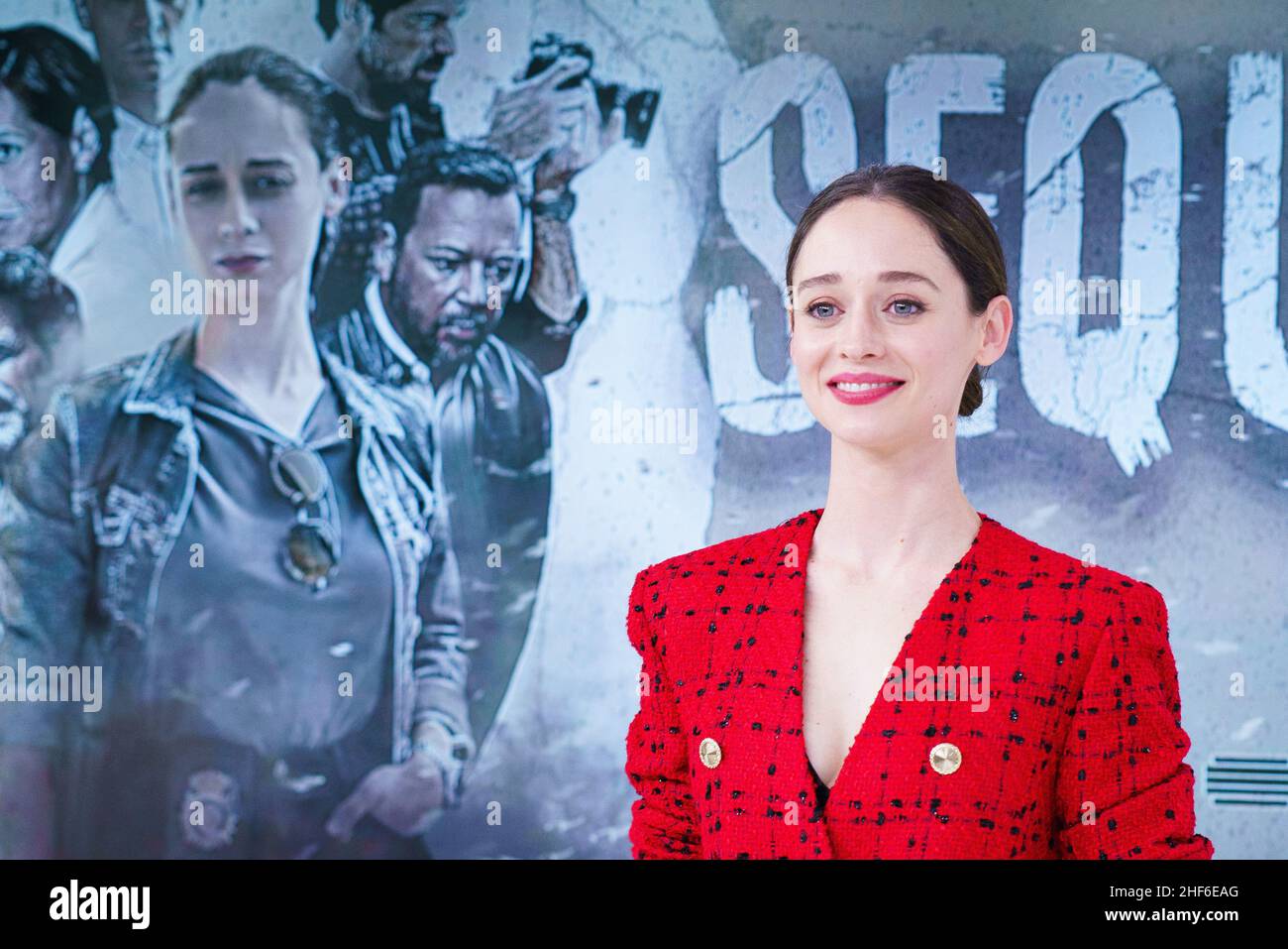 Madrid, Spain. 14th Jan, 2022. Actress Elena Rivera attends the 'Sequia ...