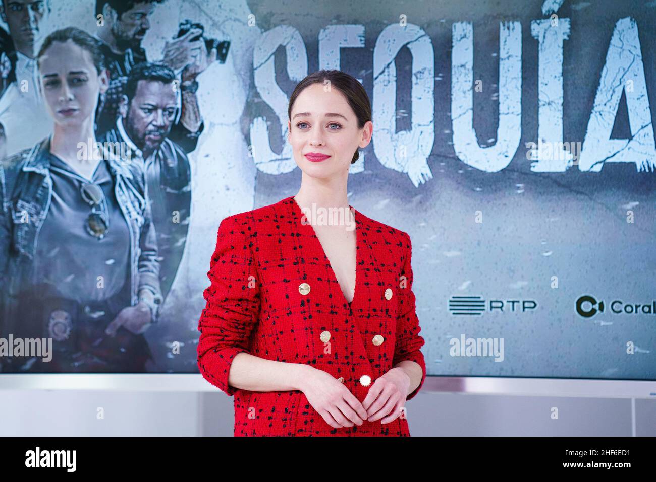 Madrid, Spain. 14th Jan, 2022. Actress Elena Rivera attends the 'Sequia ...