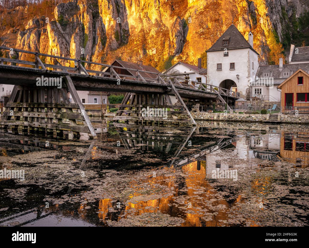 Bridge in Essing Stock Photo - Alamy