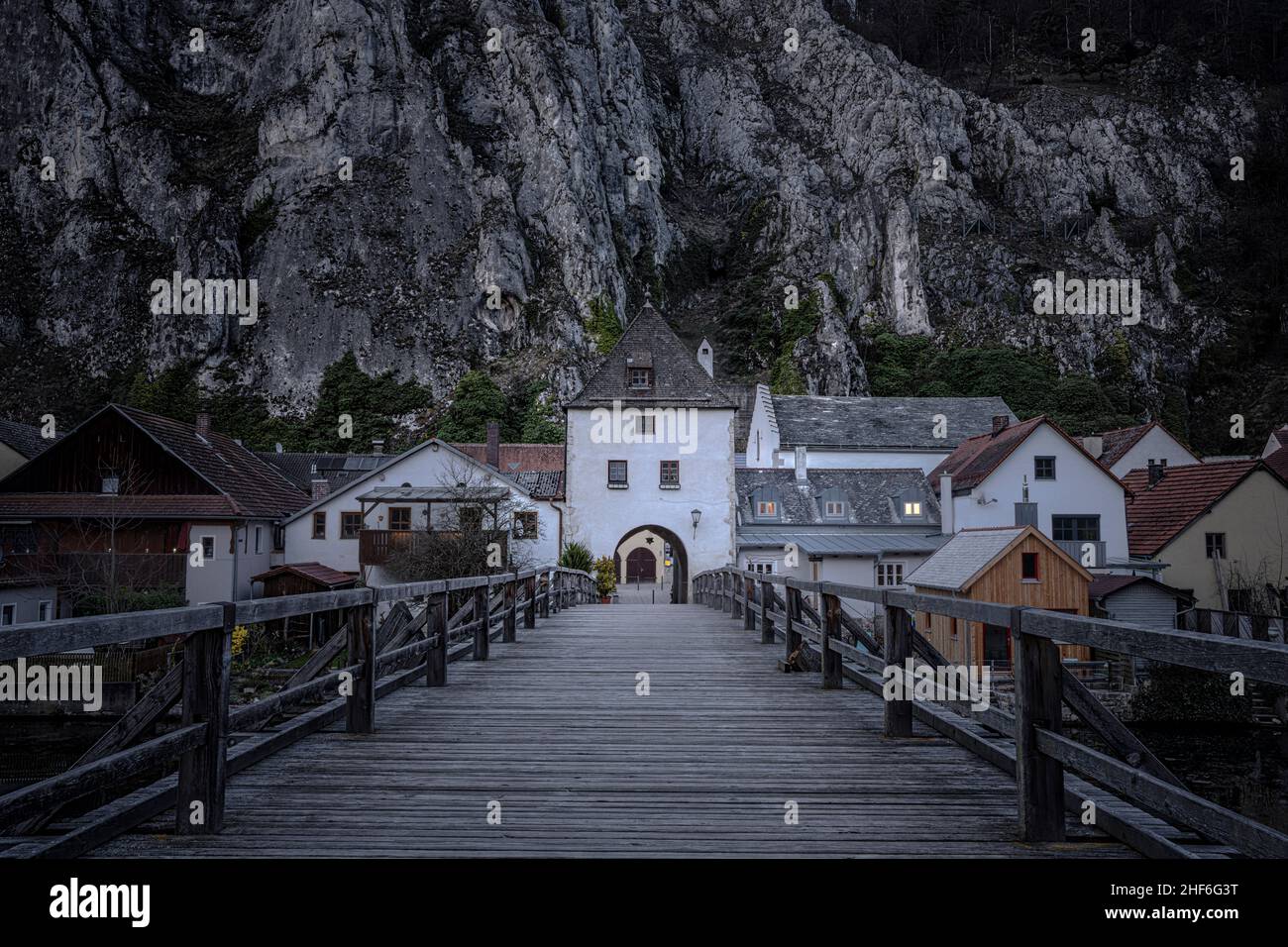 Bridge in Essing Stock Photo - Alamy