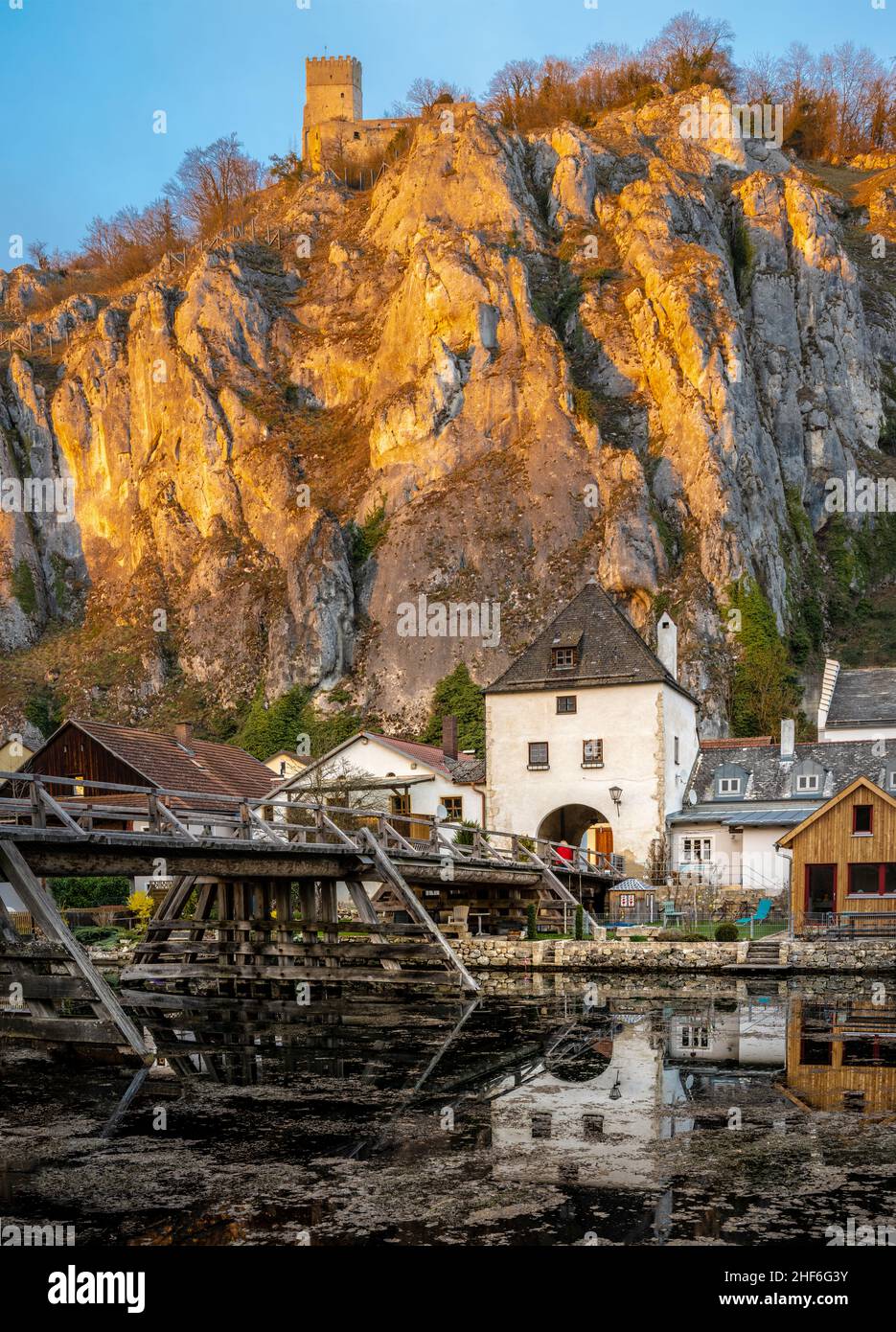 Bridge in Essing Stock Photo - Alamy