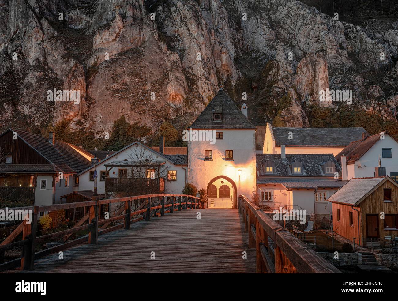 Bridge in Essing Stock Photo - Alamy