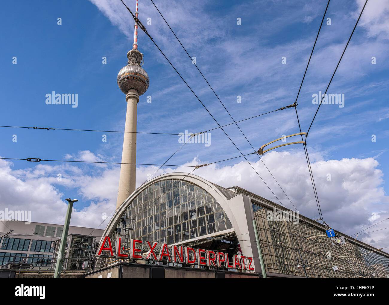 Berlin Alexanderplatz TV tower Stock Photo - Alamy