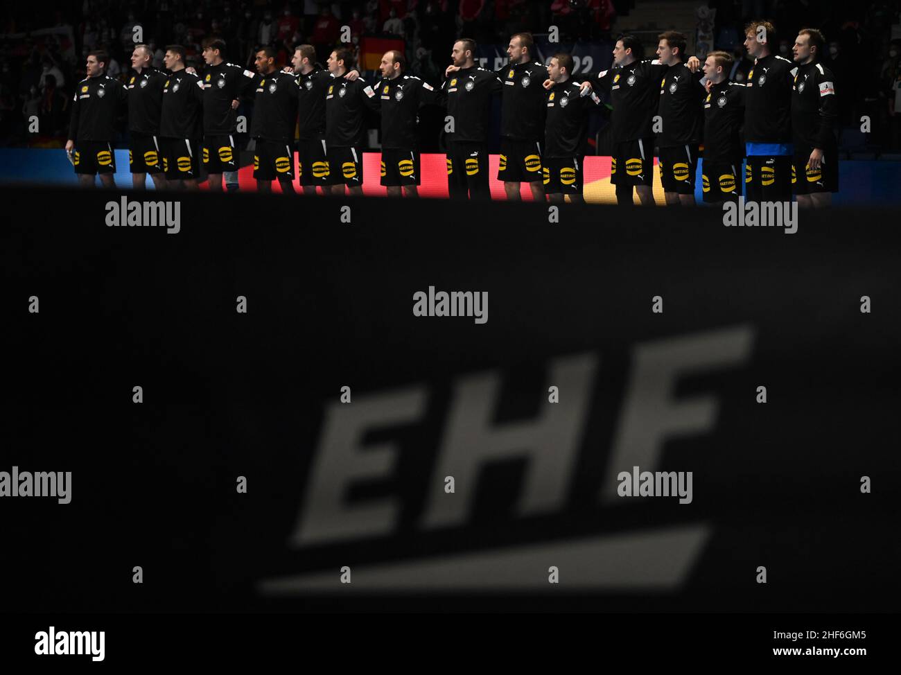 Bratislava, Slovakia. 14th Jan, 2022. Handball, European Championship ...