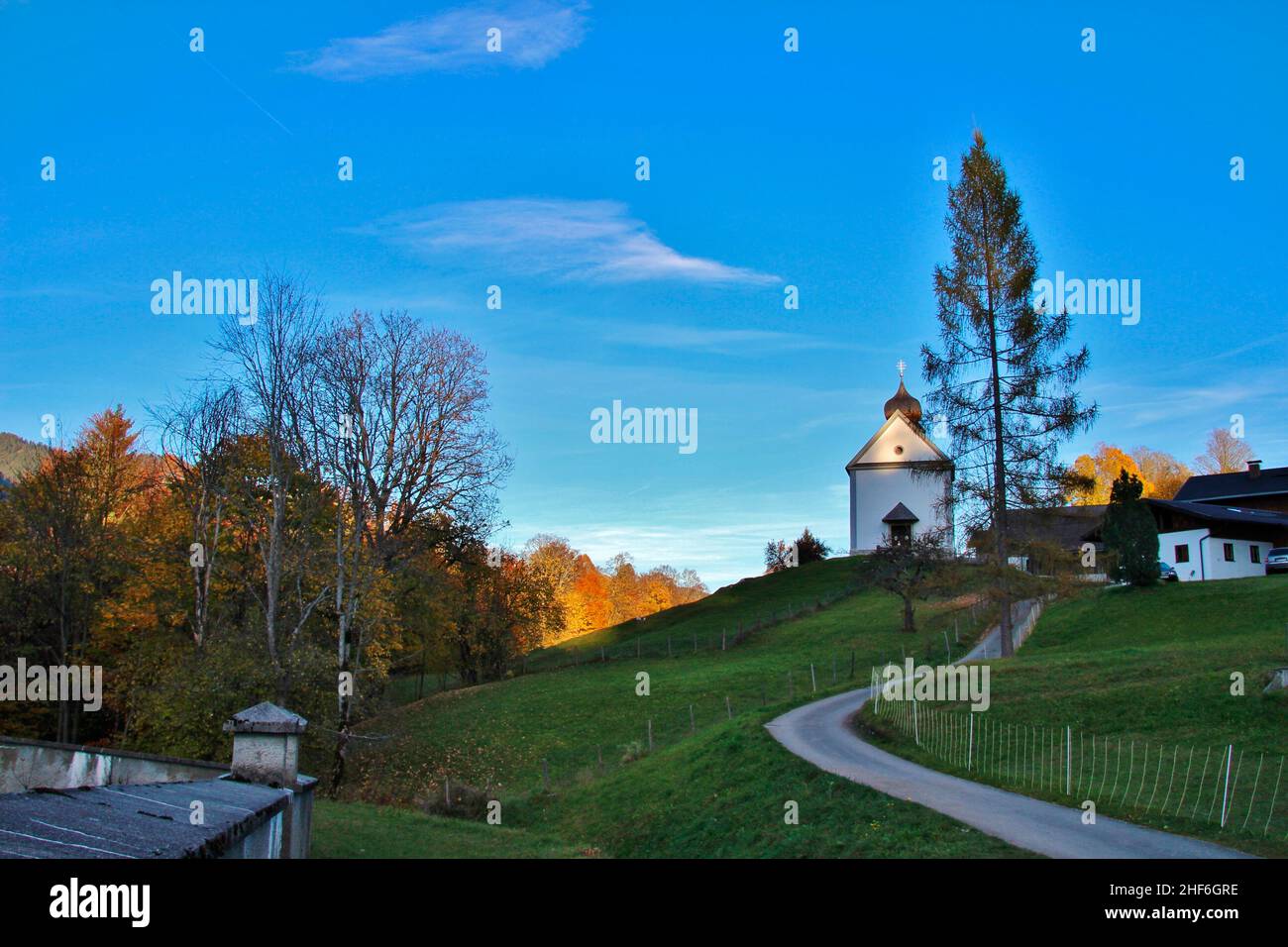 District of garmisch partenkirchen at sunset hi-res stock photography ...