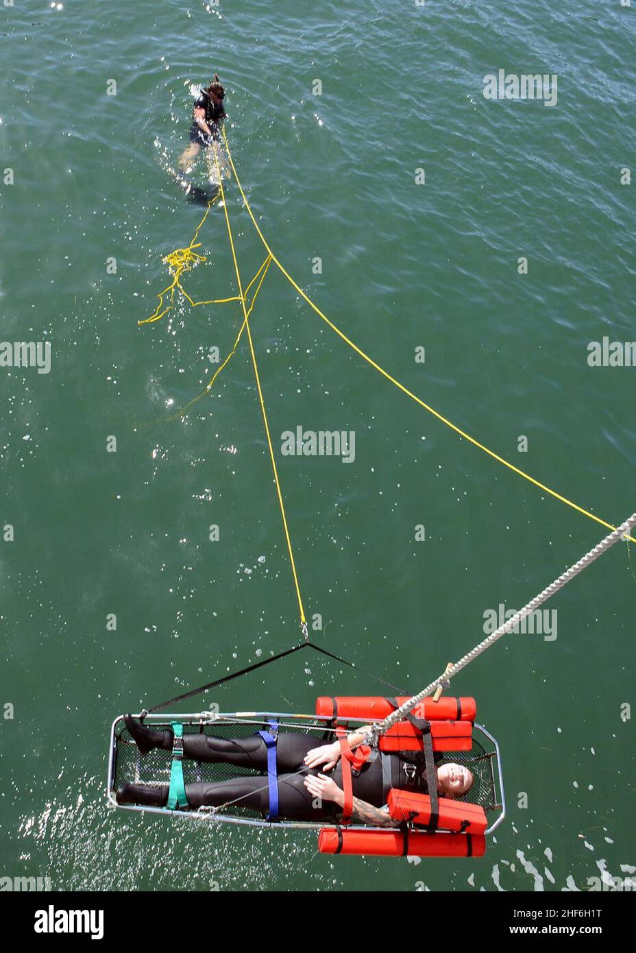 Search and rescue swimmer exercise 140521 Stock Photo - Alamy