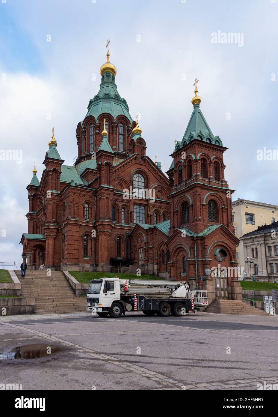 Finland, Helsinki, Uspensky Cathedral, largest Orthodox church outside ...