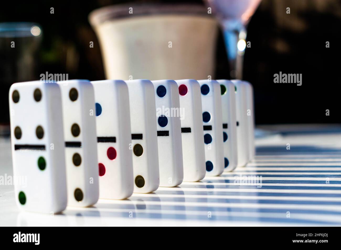 Domino tiles hi-res stock photography and images - Alamy