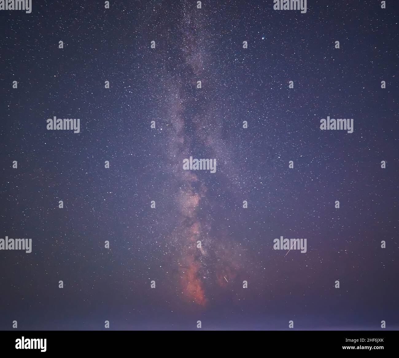 Colorful space shot showing the universe milky way galaxy with stars ...