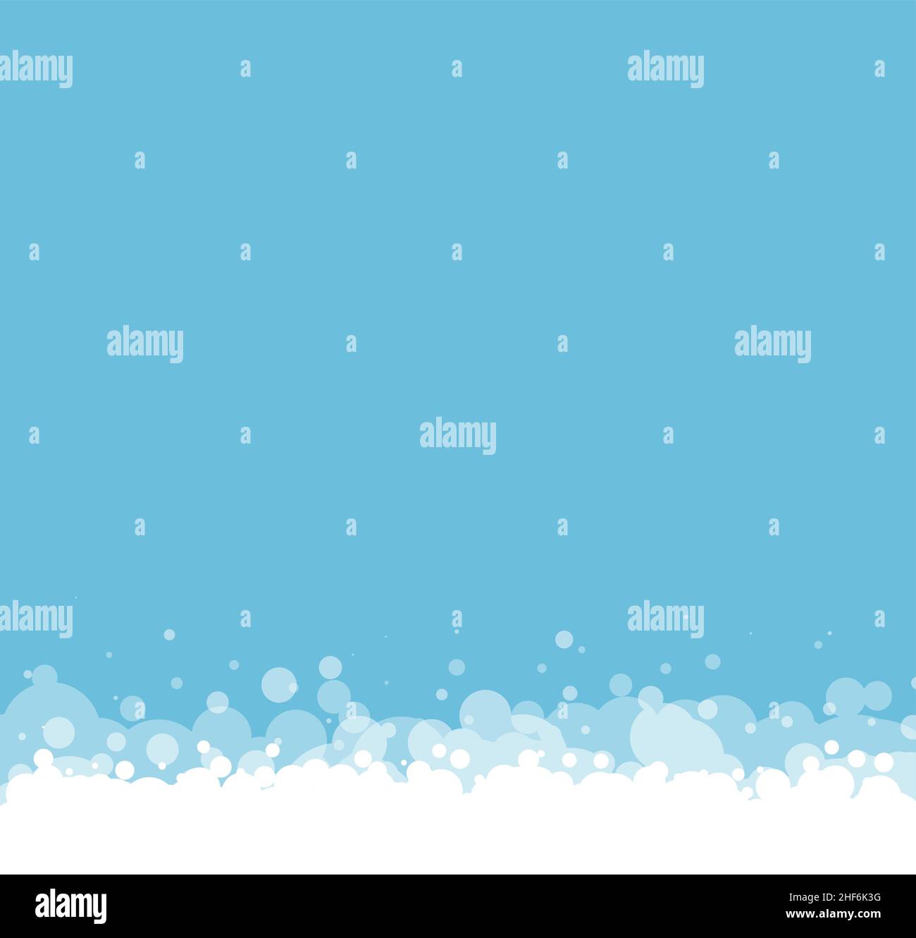 Soap foam bubbles vector background, cartoon suds pattern. Abstract ...