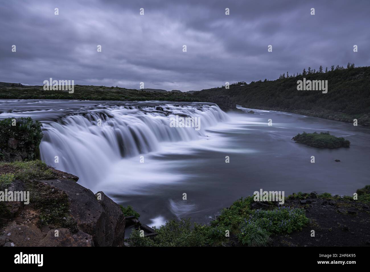 Waterfall, Faxafoss, Faxi, Iceland Stock Photo - Alamy