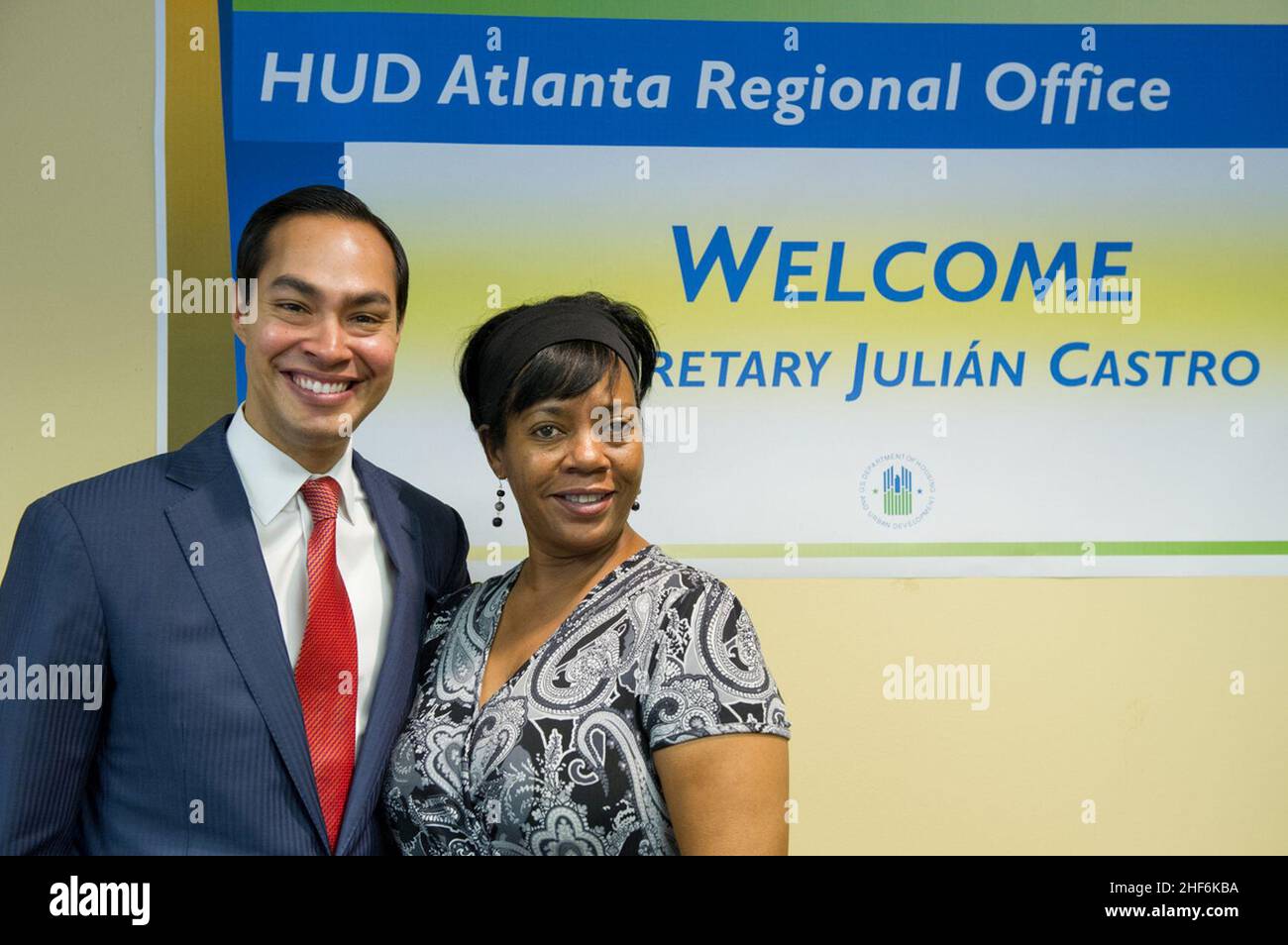 Secretary Castro Visit Atlanta RO (14996582828 Stock Photo - Alamy