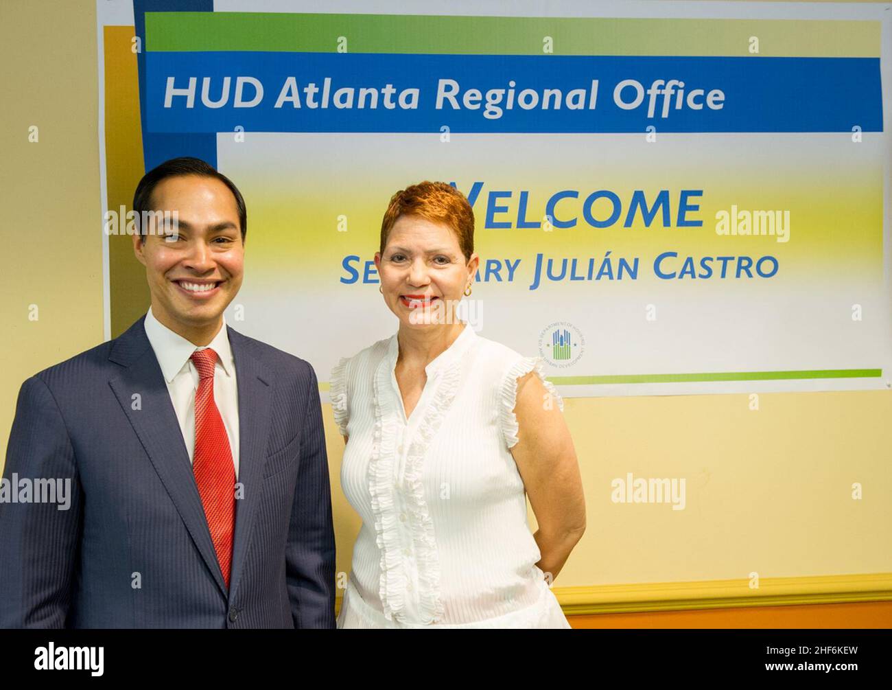 Secretary Castro Visit Atlanta RO (14996491930 Stock Photo - Alamy
