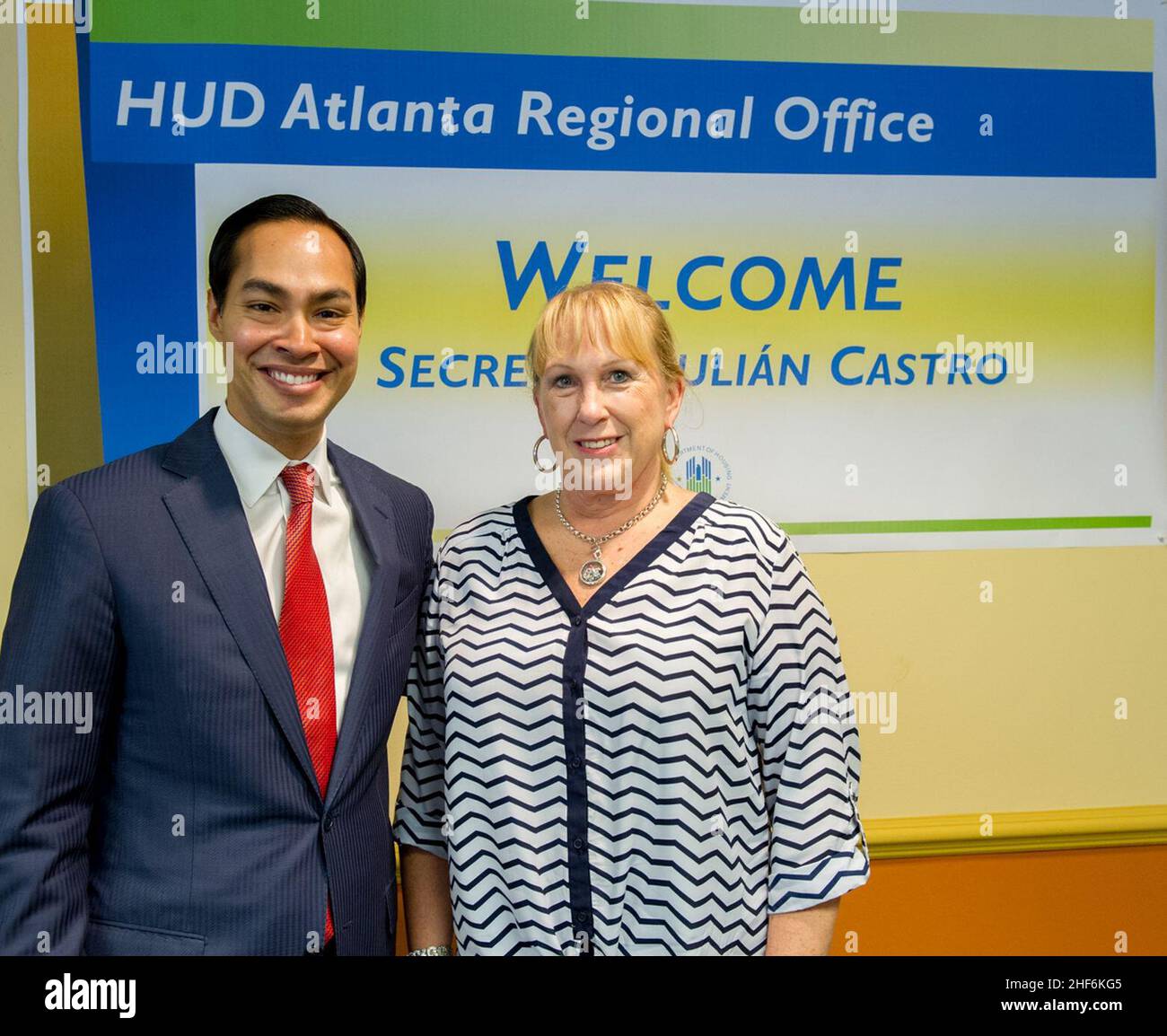Secretary Castro Visit Atlanta RO (14996397679 Stock Photo - Alamy