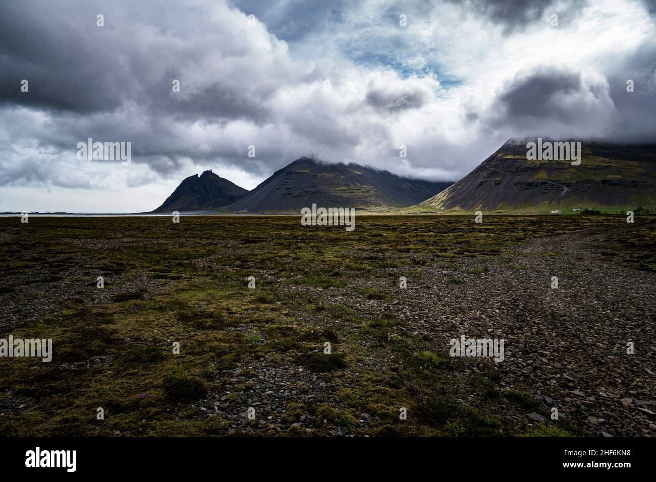 Landscape, mountains, Austurland, Iceland Stock Photo - Alamy