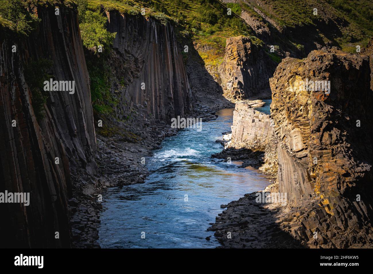 Canyon, StuÃ°lagil Canyon, Iceland Stock Photo - Alamy