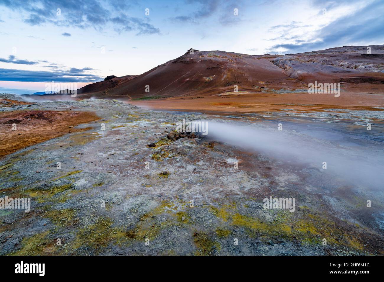 Geothermal area, Námafjall, Iceland Stock Photo - Alamy