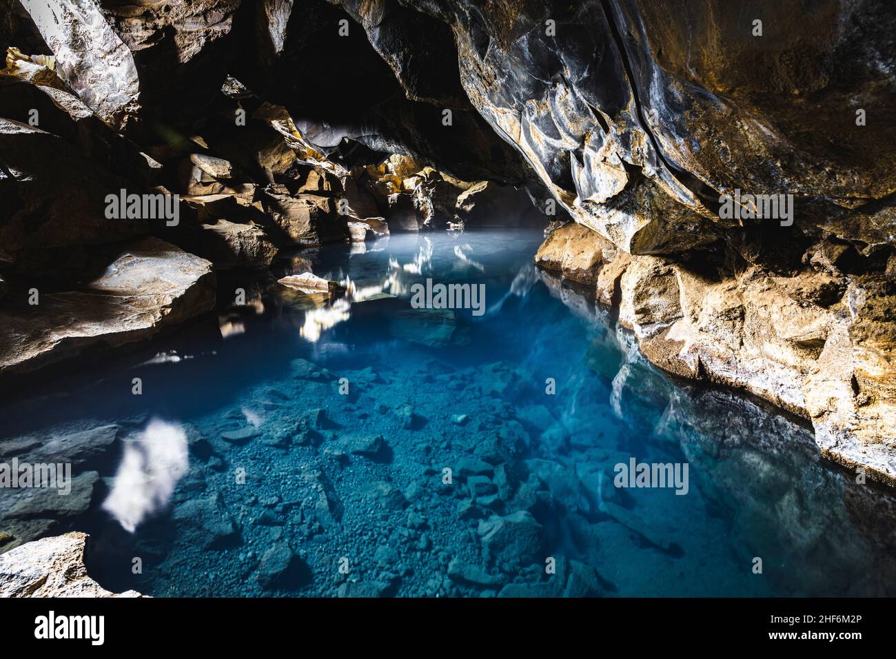 Grotto lake hi-res stock photography and images - Alamy