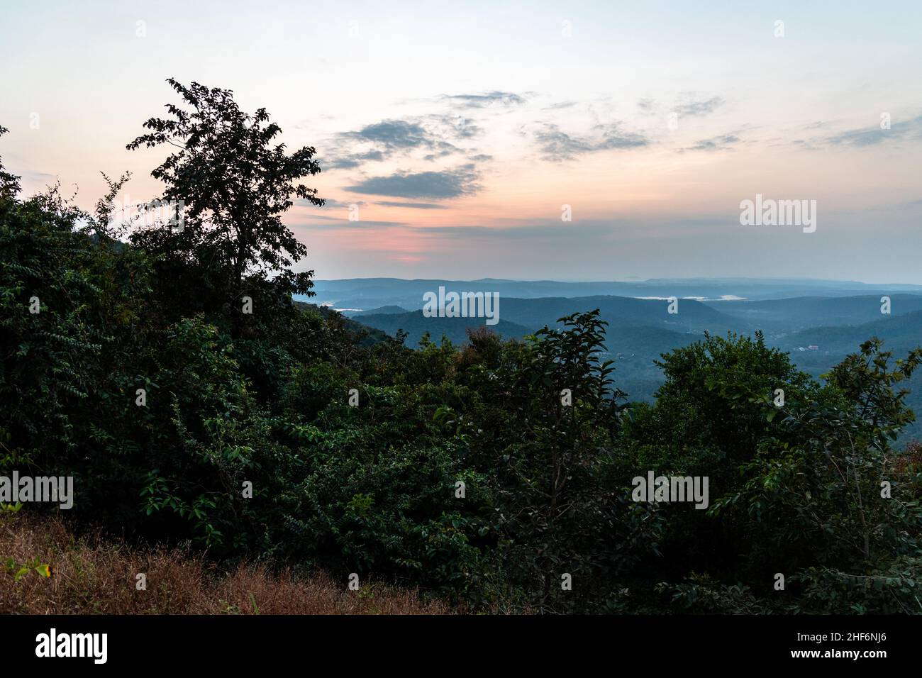 Magnificent view of sunset from Shri Siddhanath Temple in Borim, Ponda ...