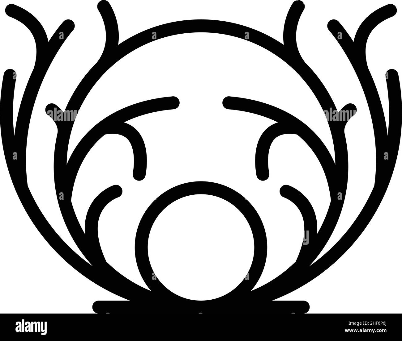 Old tumbleweed icon outline vector. Dead bush. Wind ball Stock Vector ...