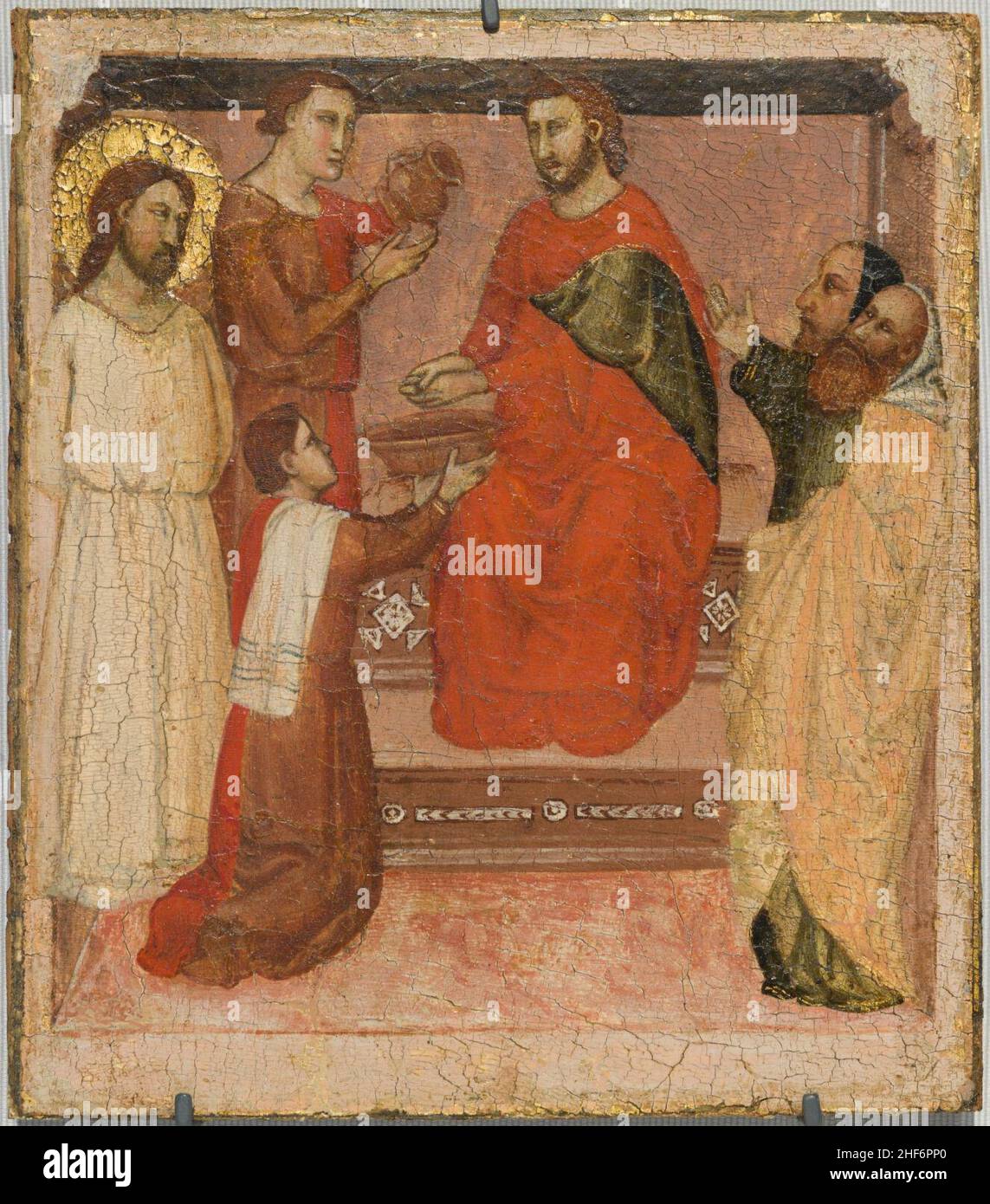 School of Florence - Pilate Washing his Hands Stock Photo - Alamy
