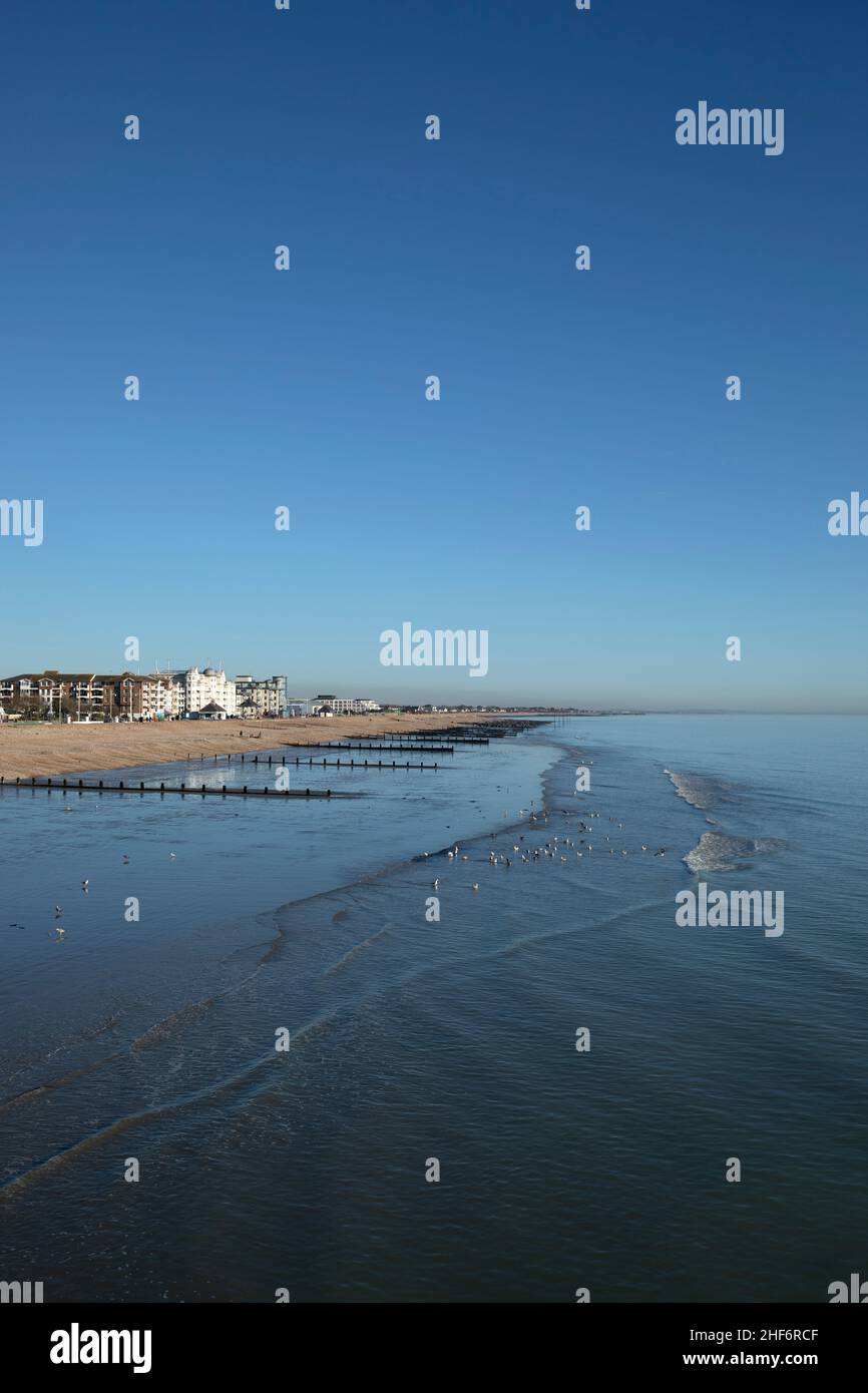 Low Tide Beach Stock Photo - Alamy
