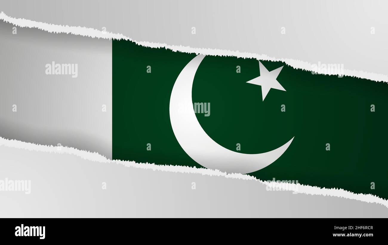 EPS10 Vector Patriotic background with Pakistan flag colors. An element ...