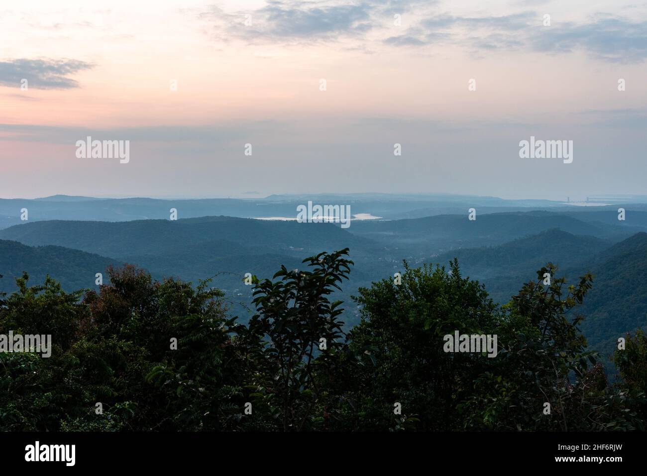 Magnificent view of sunset from Shri Siddhanath Temple in Borim, Ponda ...
