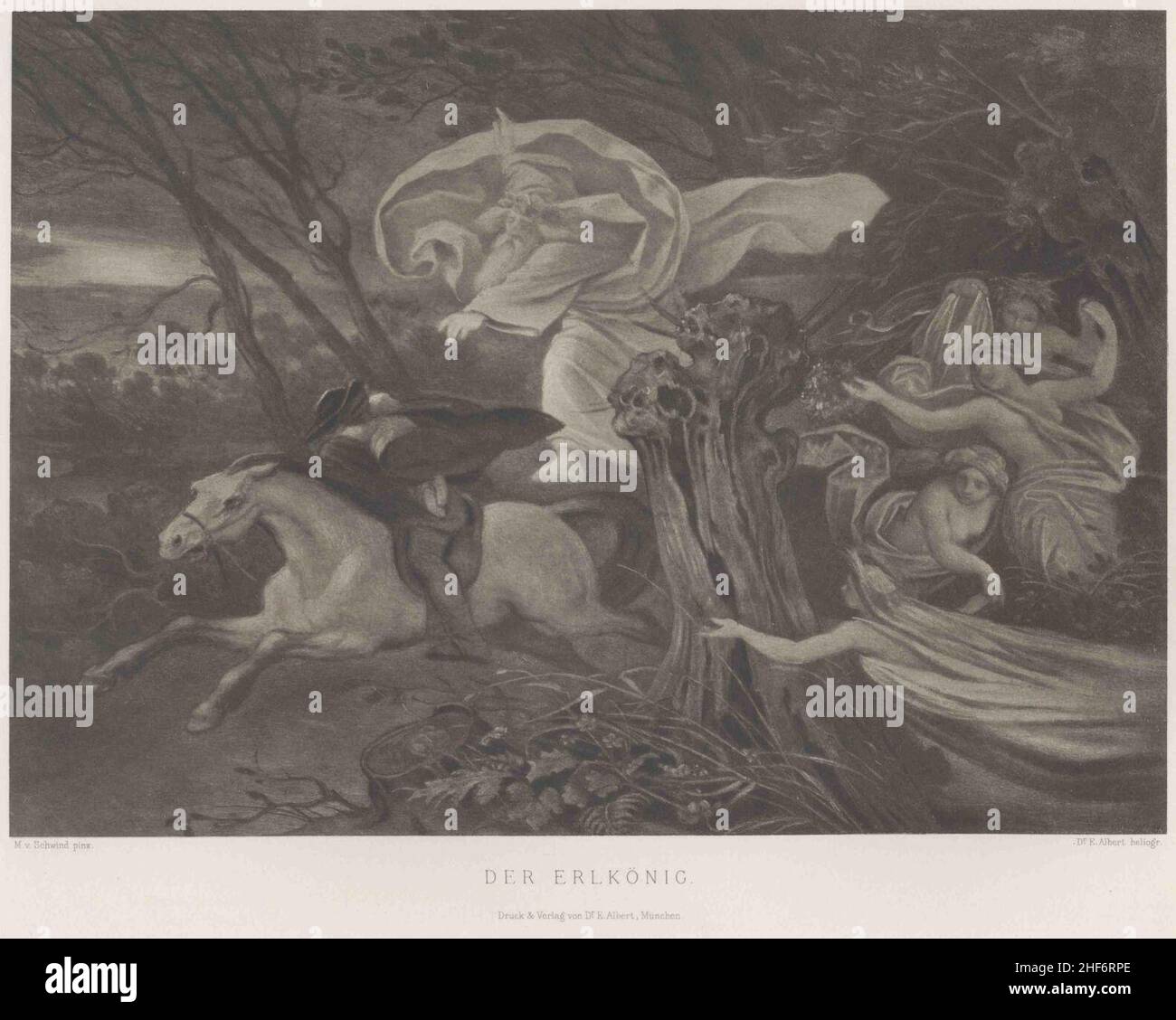 Schwind Der Erlkönig Stock Photo - Alamy