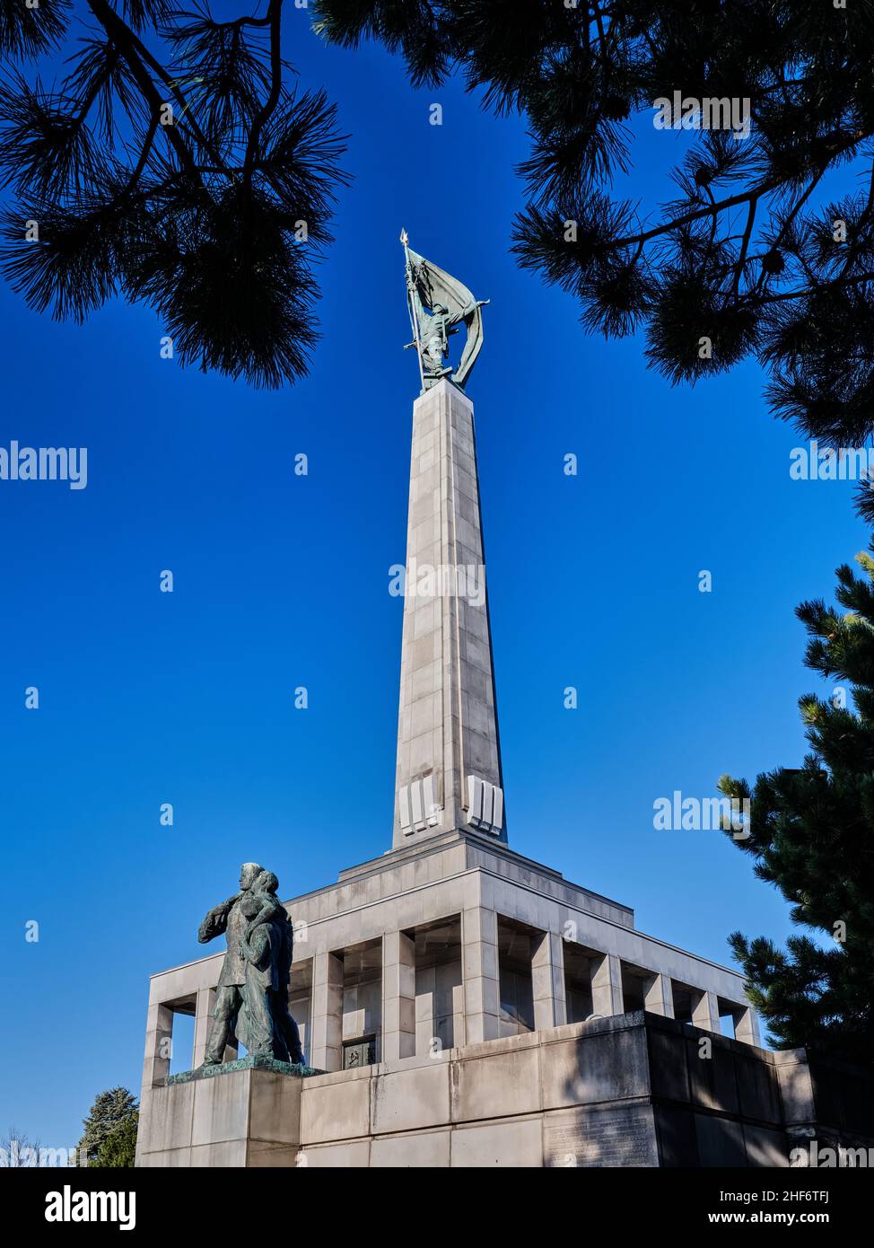 Slavin monument and cemetery of the soldiers of the Soviet Army killed ...