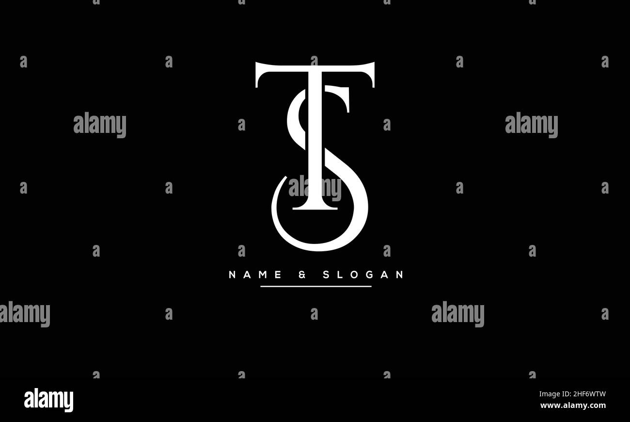 TS, ST Abstract Letters Logo monogram Stock Vector Image & Art - Alamy