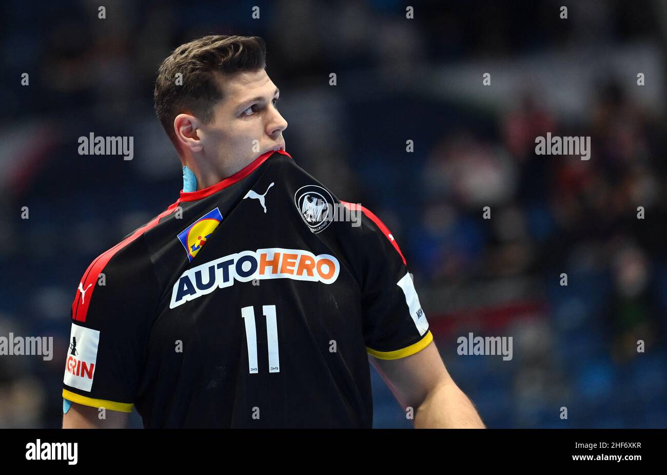 Bratislava, Slovakia. 14th Jan, 2022. Handball, European Championship ...