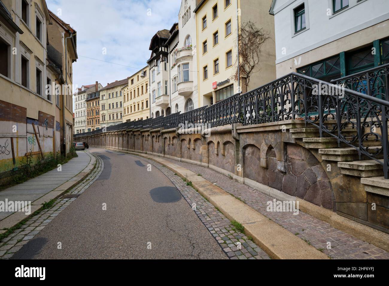 Historic old town of the Skatstadt Altenburg, Thuringia, Germany Stock ...