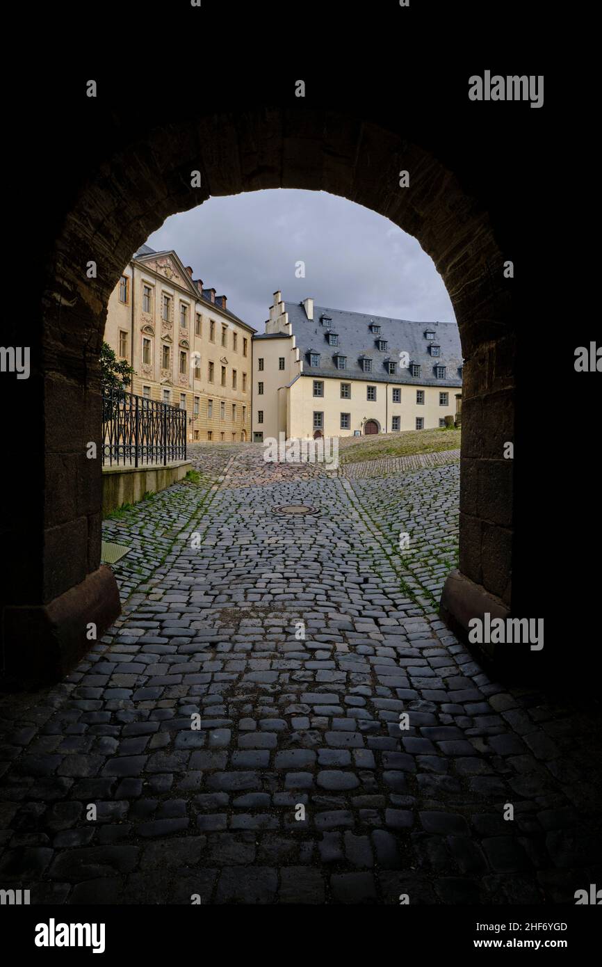 Altenburger Residenzschloss in the Skatstadt Altenburg, Thuringia ...
