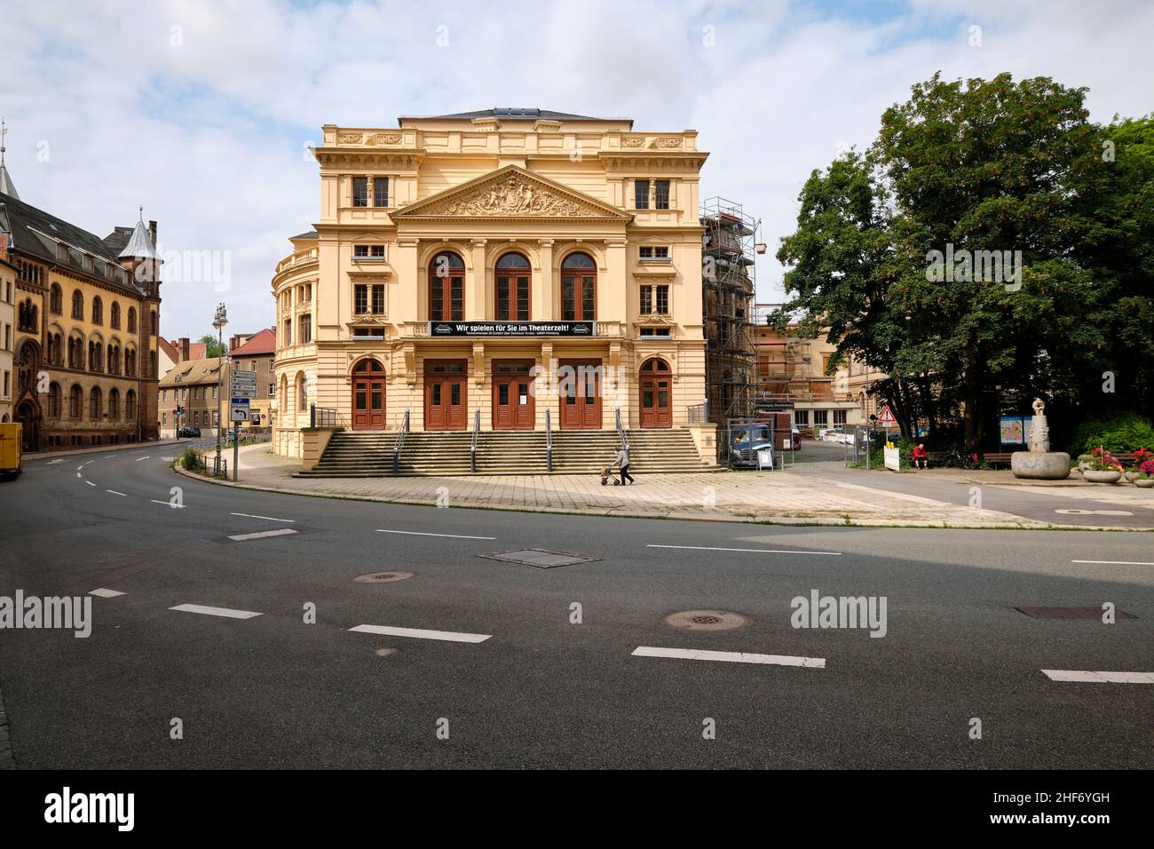 Theater in the Skatstadt Altenburg, Thuringia, Germany Stock Photo - Alamy