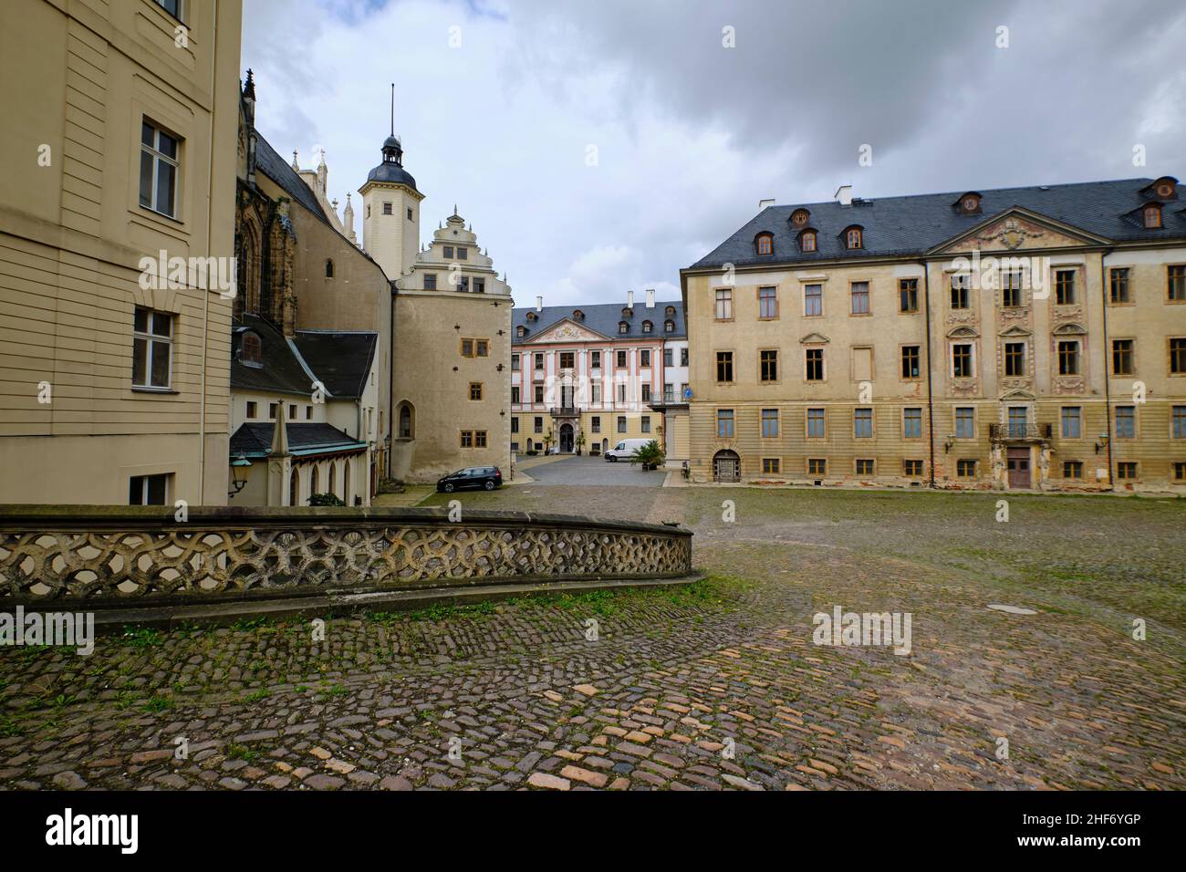 Altenburger Residenzschloss in the Skatstadt Altenburg, Thuringia ...