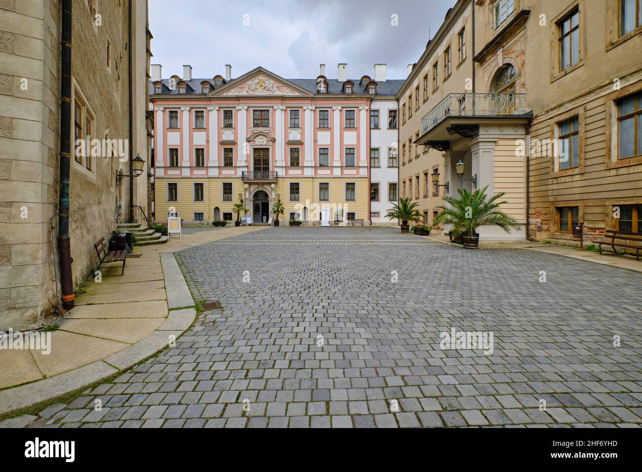 Altenburger Residenzschloss in the Skatstadt Altenburg, Thuringia ...