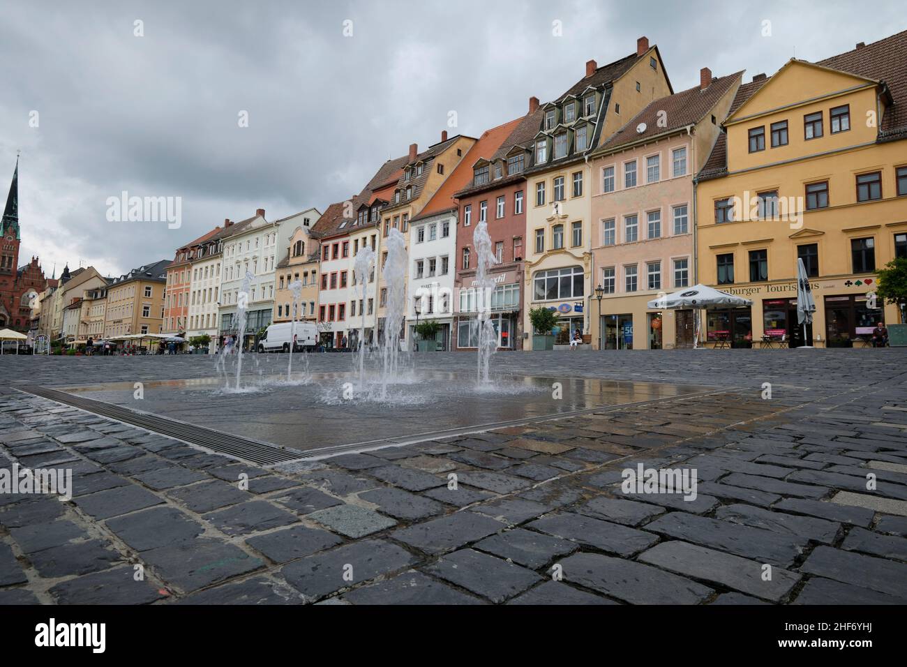 Historic old town of the Skatstadt Altenburg, Thuringia, Germany Stock ...