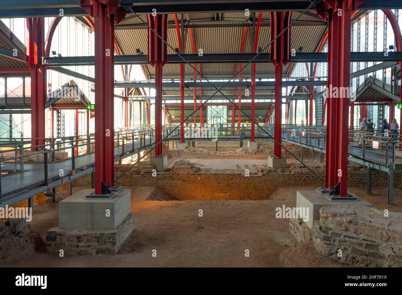 Lvr romermuseum in the xanten archaeological park hi-res stock ...